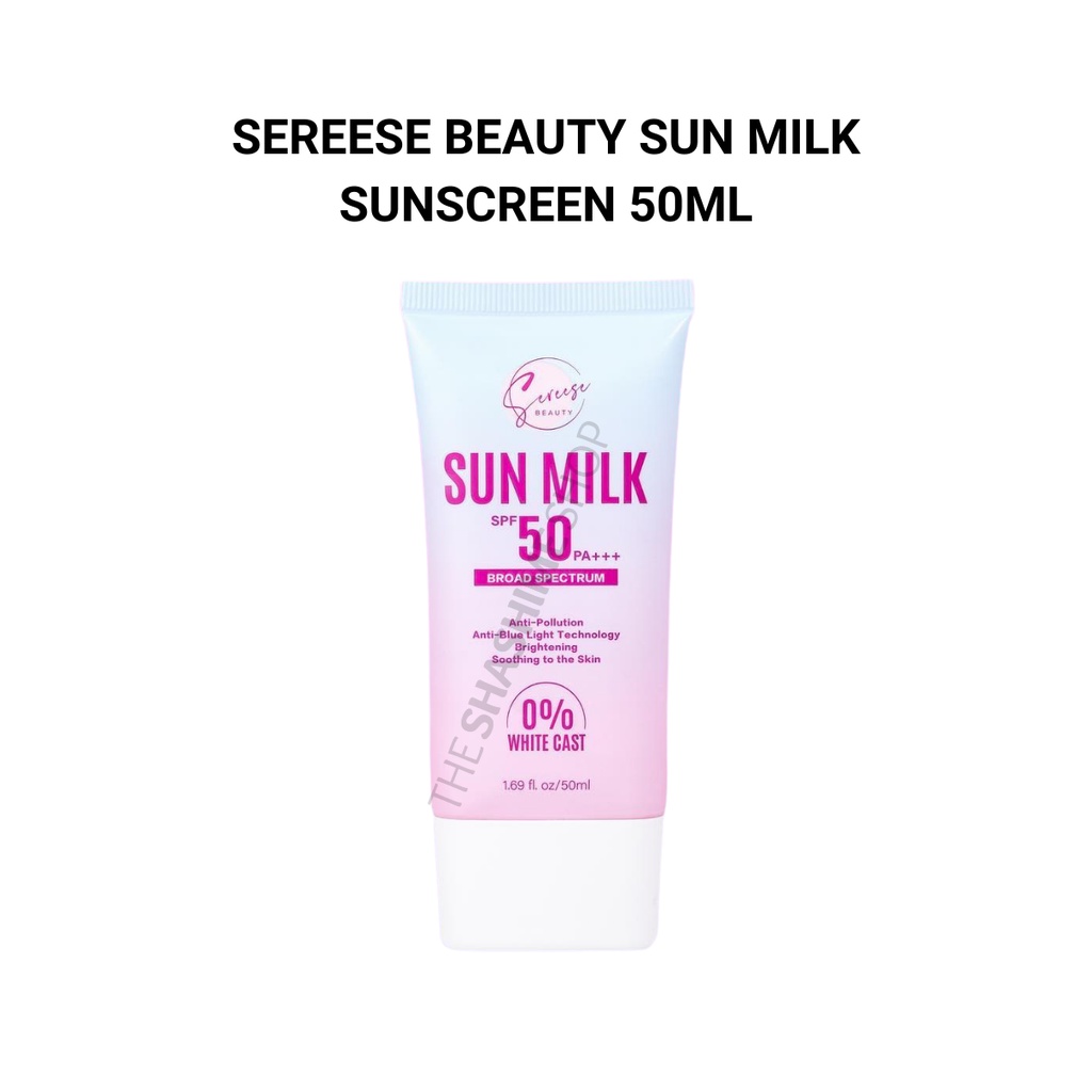 Sereese Beauty Sun Milk Sunscreen SPF 50 PA+++ Broad Spectrum 50ml ...
