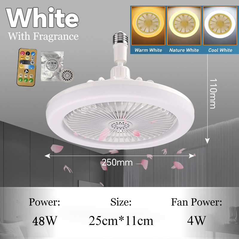 Ceiling Fan Light 3 in 1 led lights for room at night ceiling fan with ...