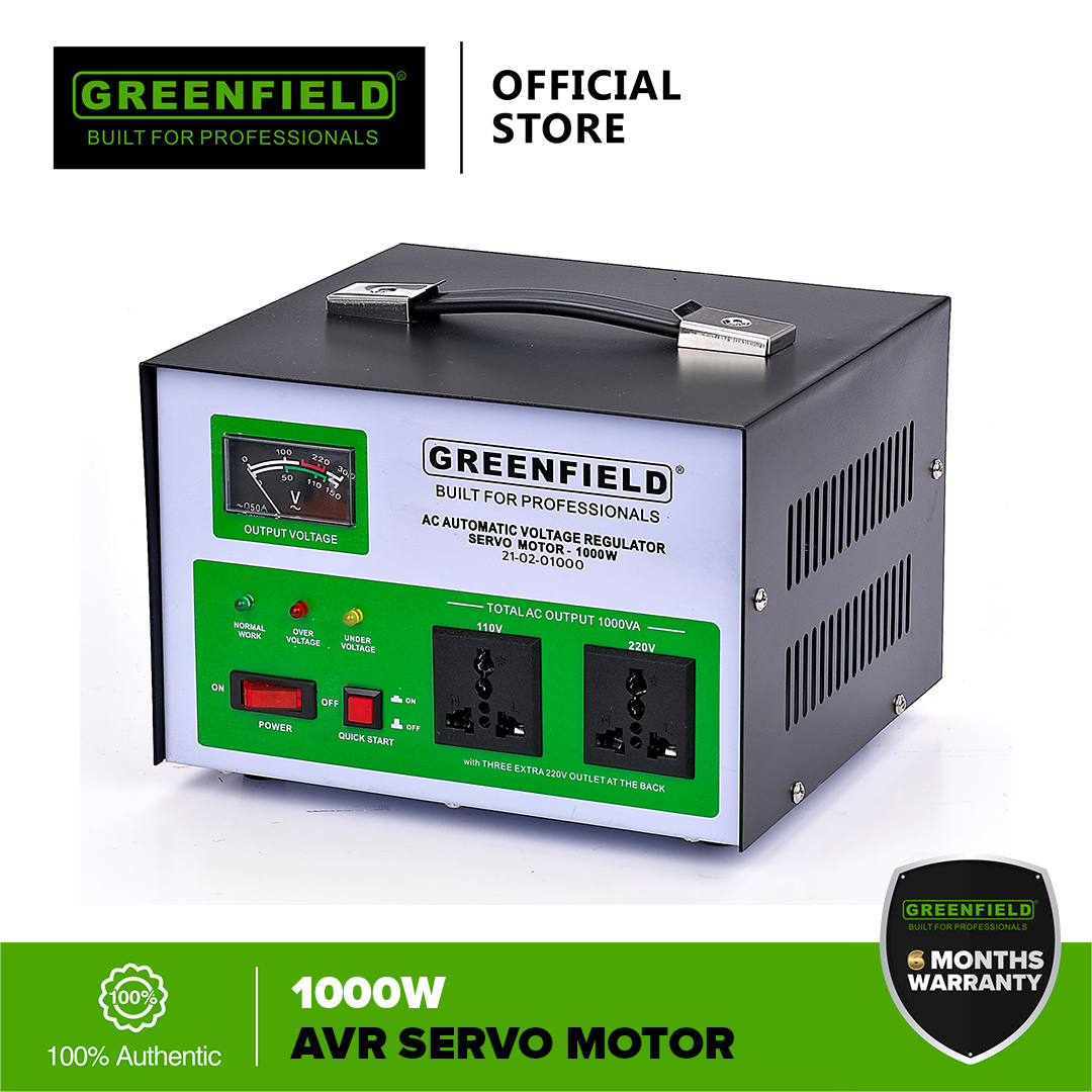Greenfield AVR Servo Motor 1000W | Lazada PH