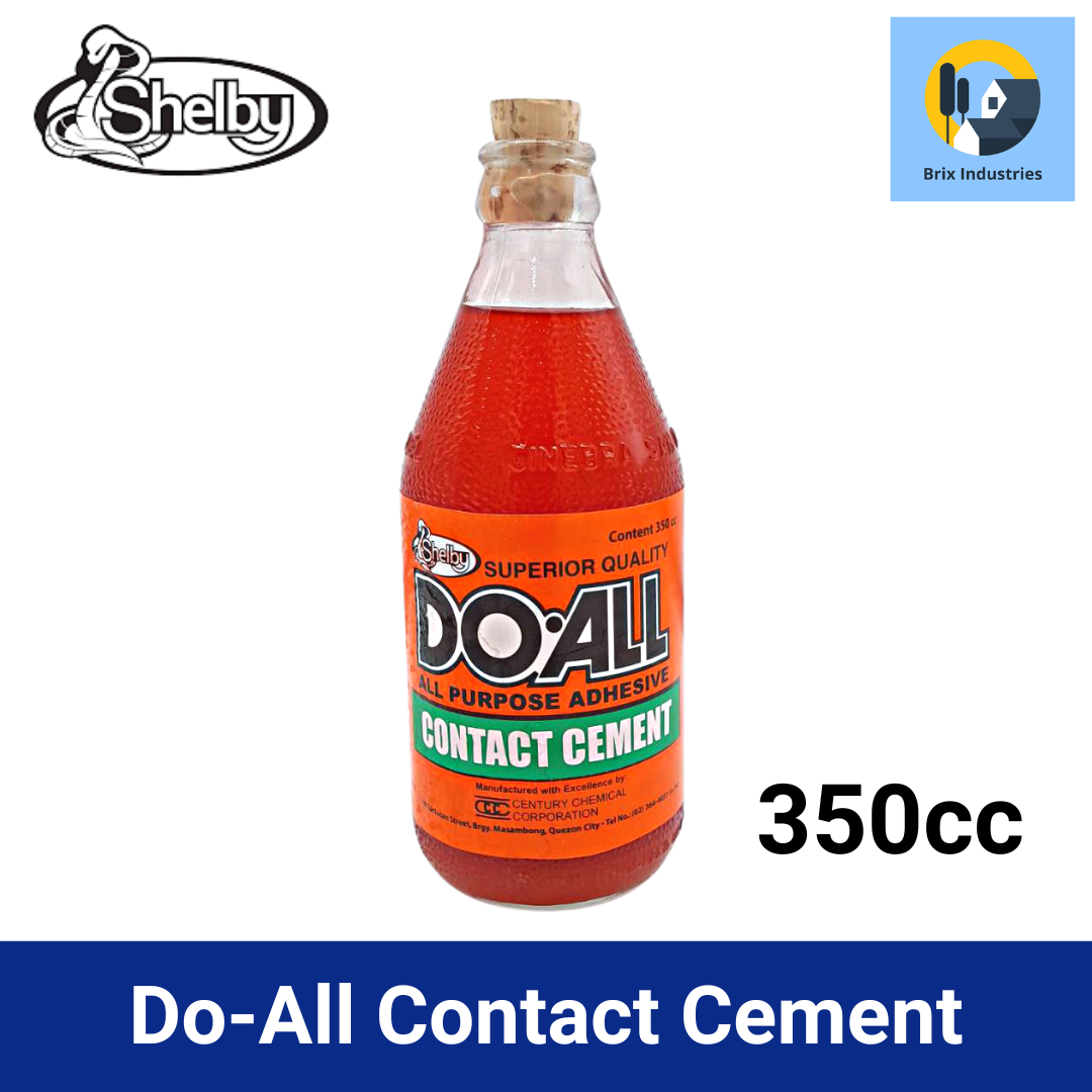 Shelby Do-All Contact Cement All Purpose Adhesive 40cc or 350cc Do All ...