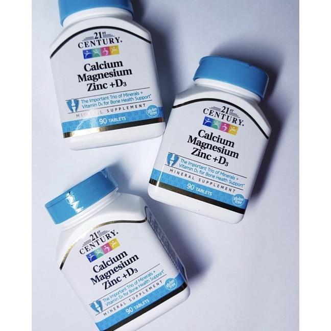 Go the distance 21st Century Calcium Magnesium Zinc D3 90 ...