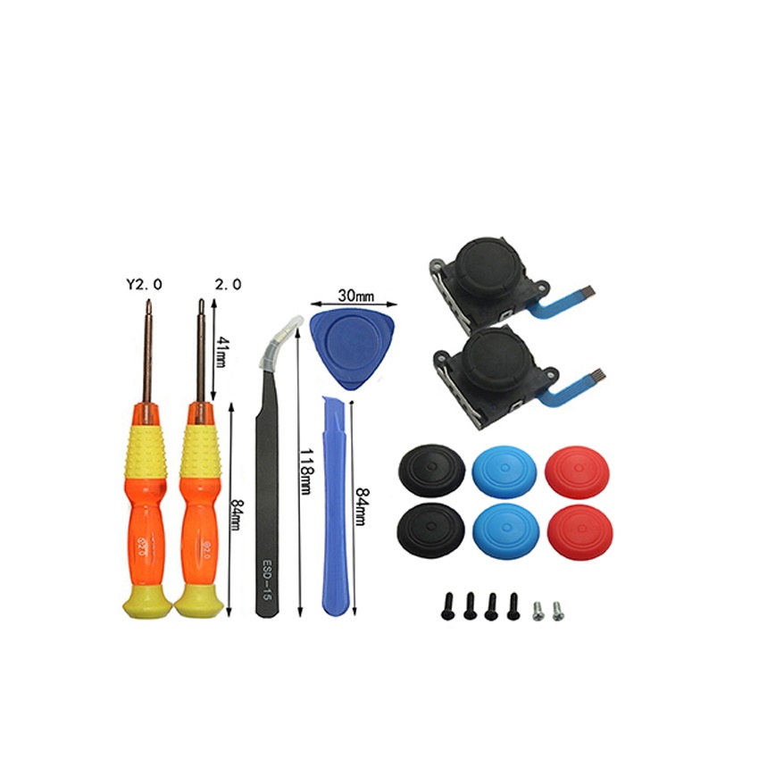 19Pcs/Set Nintendo Switch Repair Kit with Screwdriver Set Replacement ...
