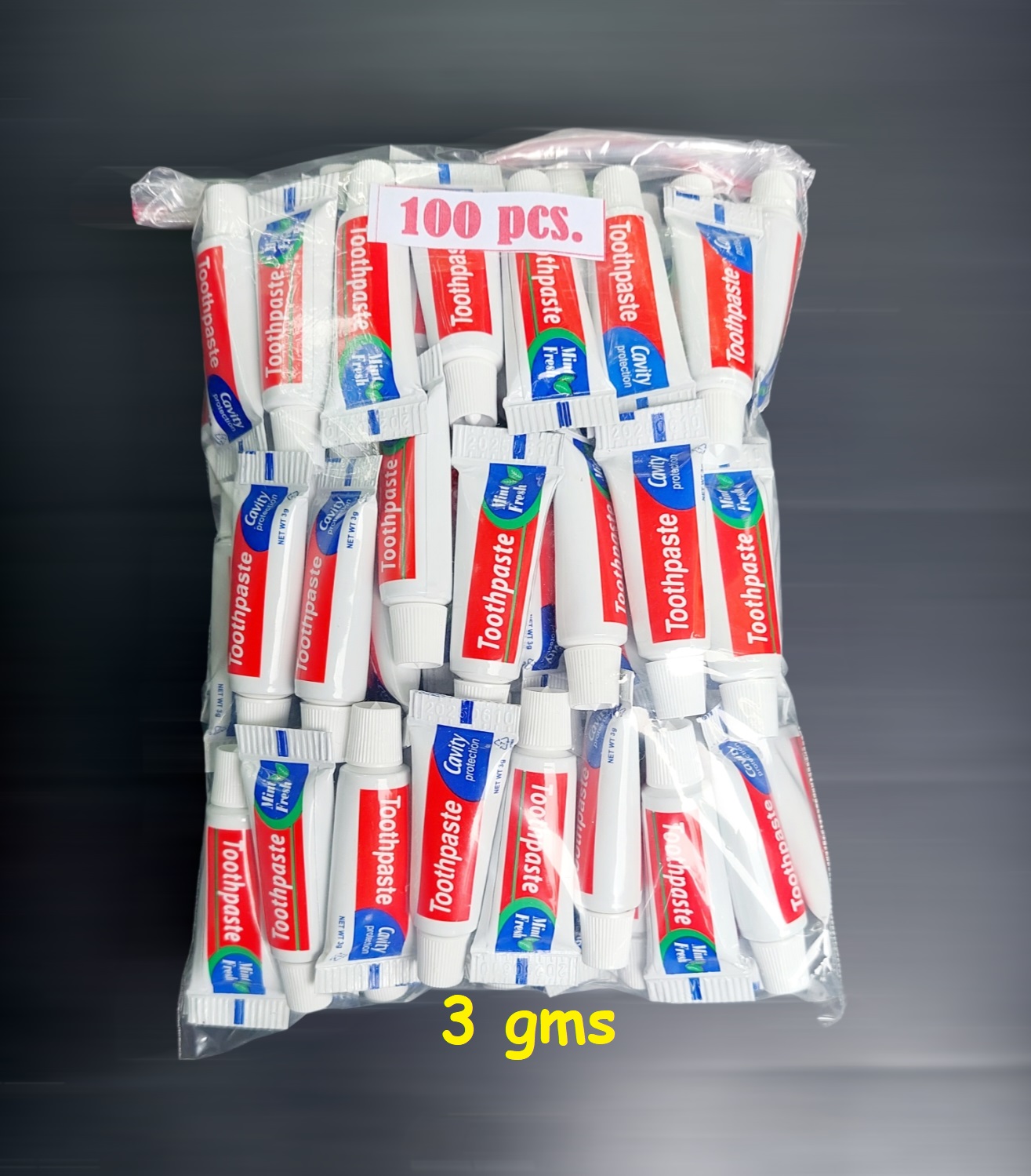 HOTEL TOOTHPASTE TUBE 3gms- 100 PCS. | Lazada PH