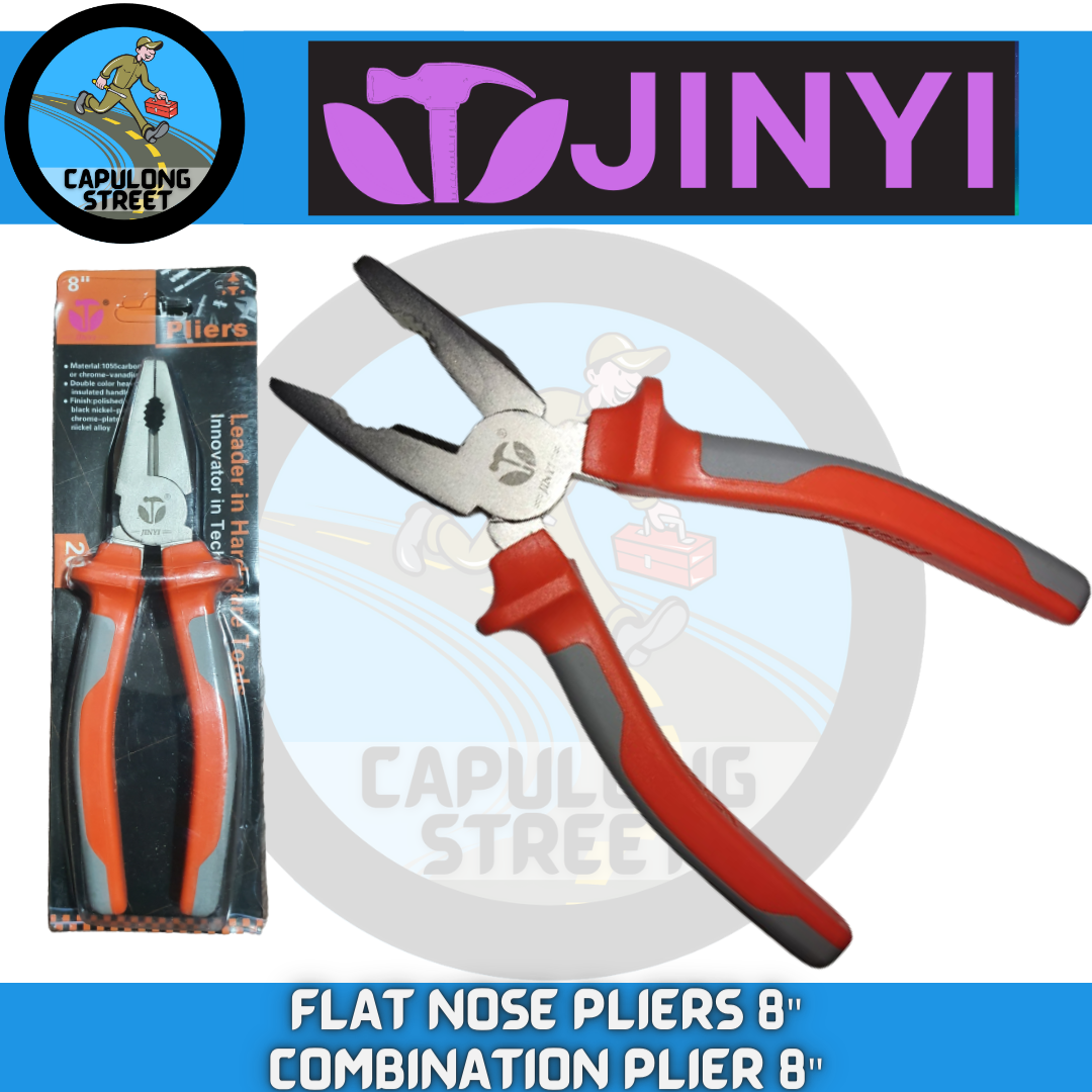 Capulong Street Jinyi Flat Combination Plier 8" Cutting Tool | Lazada PH