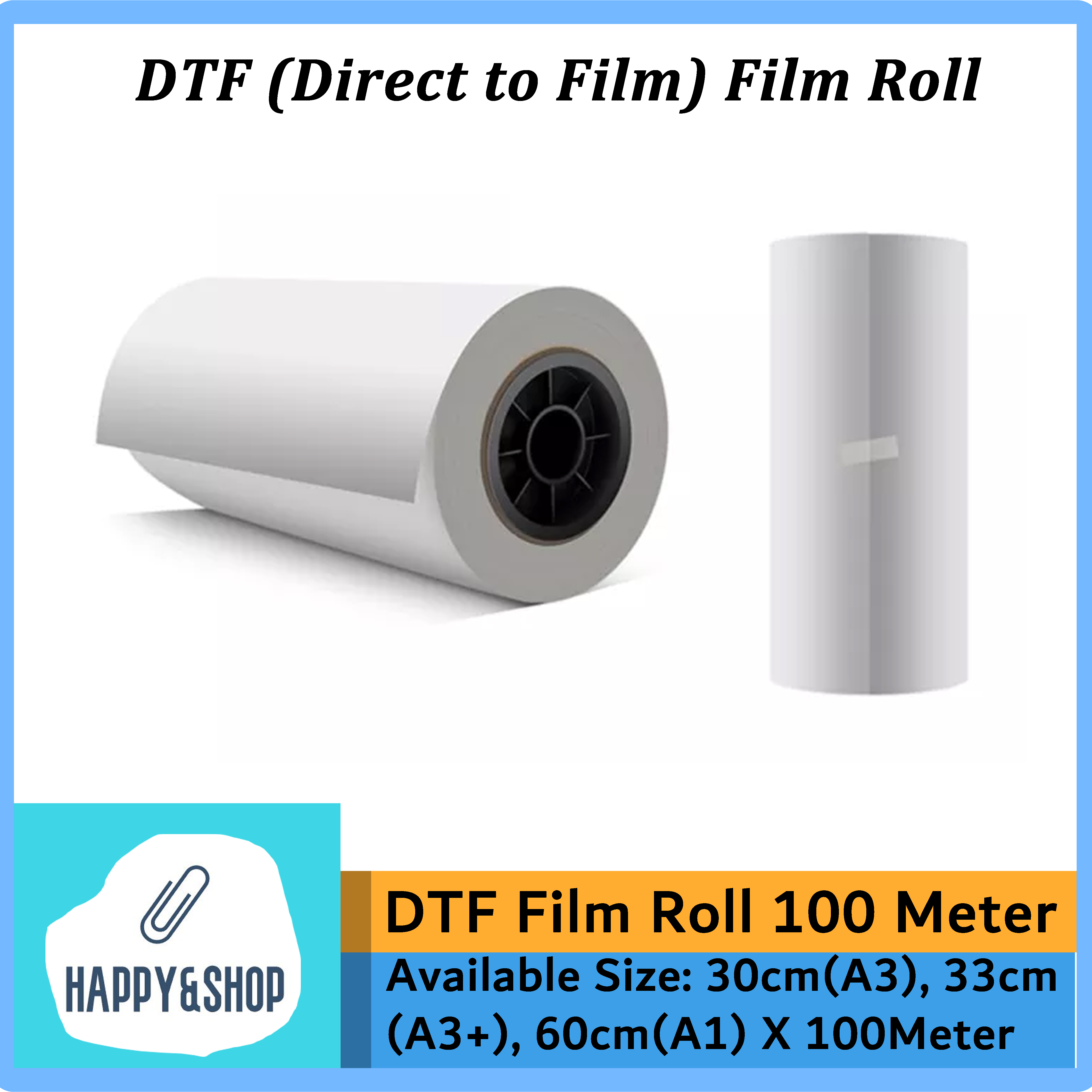 DTF(Direct to Film) Film Roll - Premium Transfer Film for Direct to ...