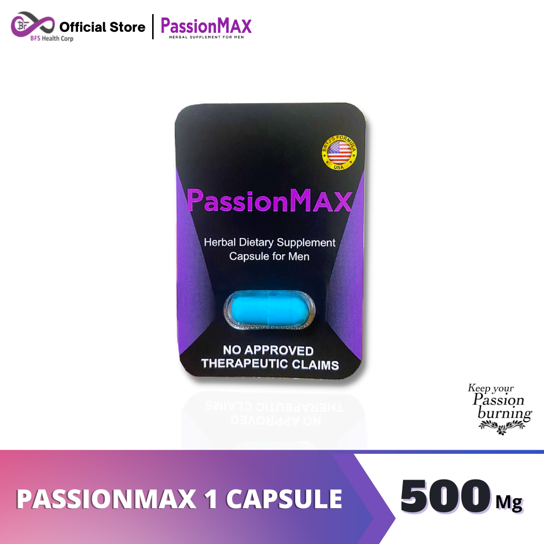 PassionMAX Herbal Supplement for Men 1 CAPSULE | Lazada PH