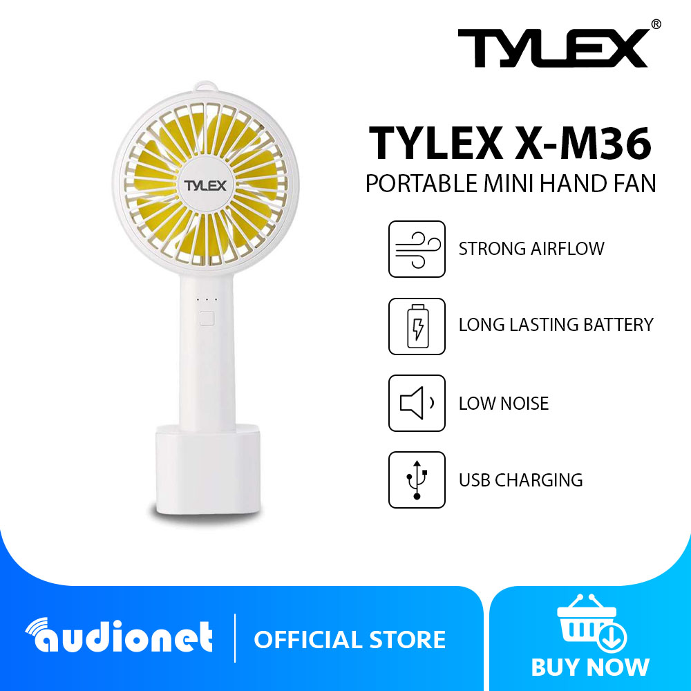 TYLEX X-M36 Portable Hand Held Rechargeable Mini Fan | Lazada PH