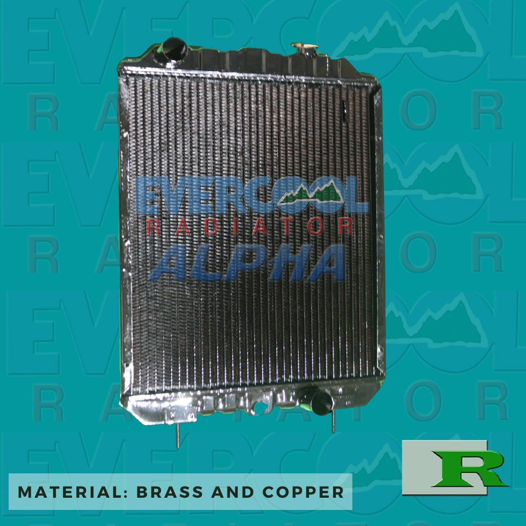 Mitsubishi 4D32 W/ Filler Neck M/t 3Rows Evercool Alpha Radiator ...