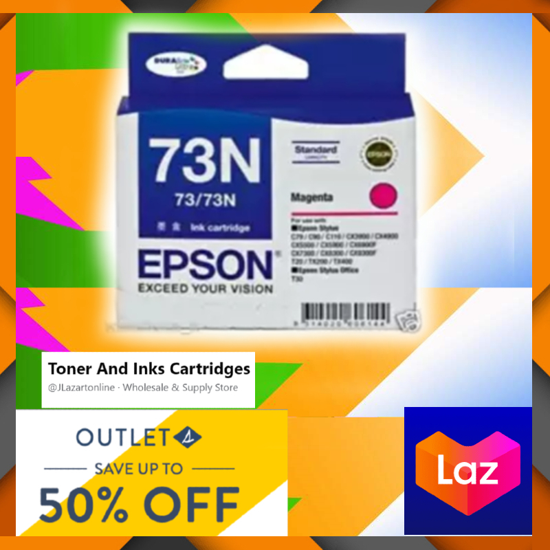 EPSON ink 73N Magenta Original Ink Cartridge Printer inks | Lazada PH