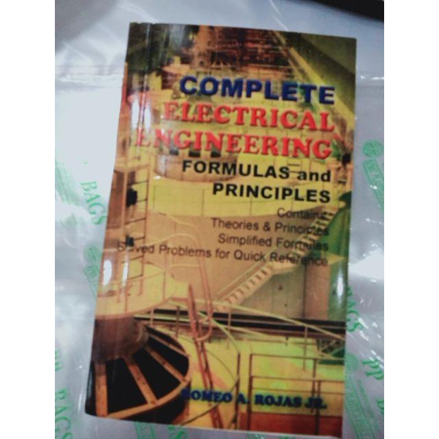 Complete Electrical Engineering Formulas and principles Rojas | Lazada PH