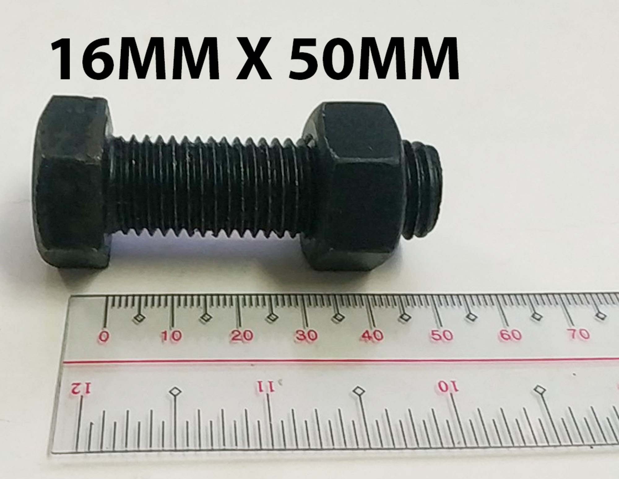 HT BOLT 16MM X 50MM WITH 1 PIECE NUT ( HI TENSILE ) | Lazada PH