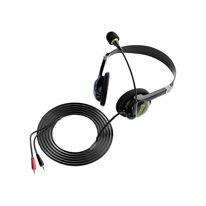 USB /3.5mm dual head interface Headset Noise Cancellation 3.5mm USB ...