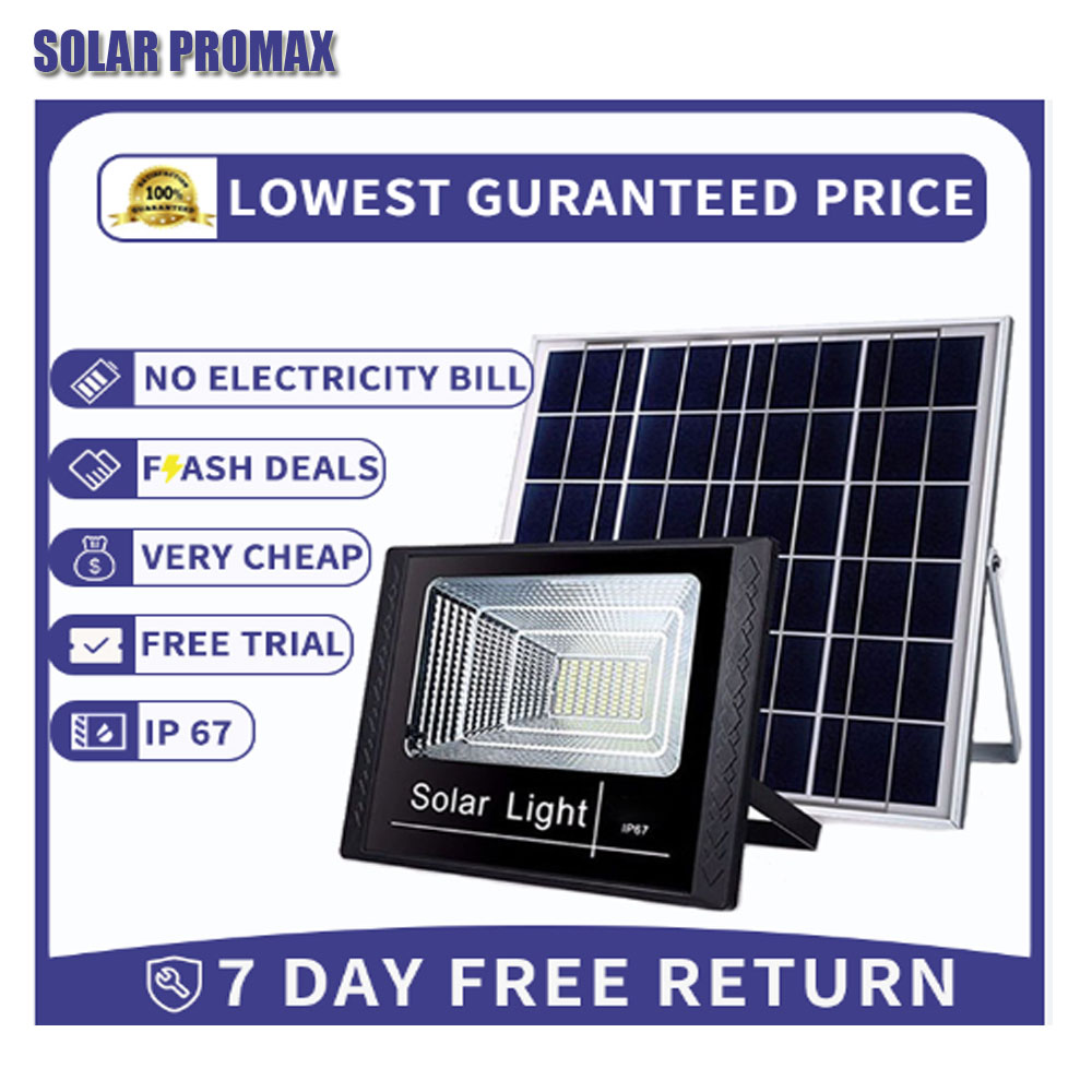 SOLAR PROMAX 25W - 300W Solar Light Outdoor LED Light outdoor LED solar ...