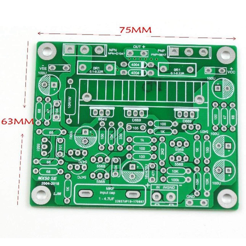 2Pcs Mx50 Se 100Wx2 Dual Channels Audio Power Amplifier Board Hifi ...