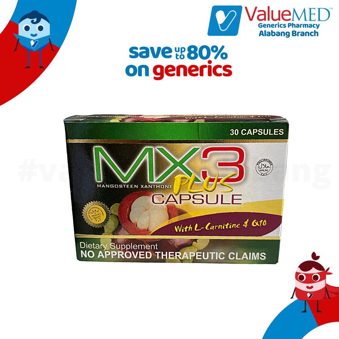 Mx3 Plus with L-Carnitine Capsule 10 pieces | Lazada PH