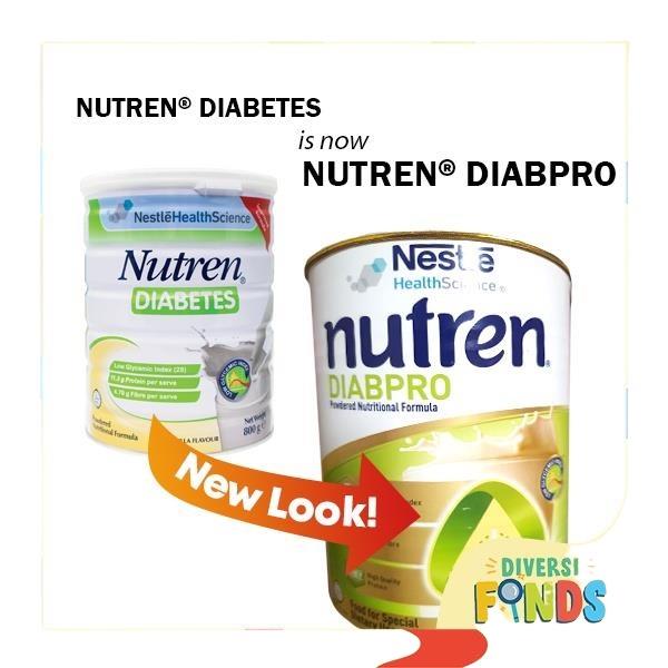 AUTHENTIC! 800g Nutren Diabetes from Nestle Health Sciences Vanilla per ...