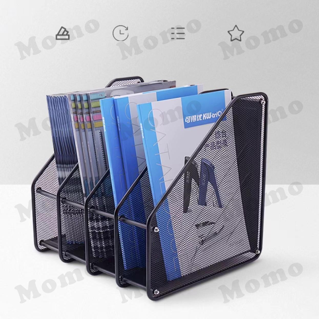 4 layer magazine file case/storage/desk organizer/holder/rack/folder ...