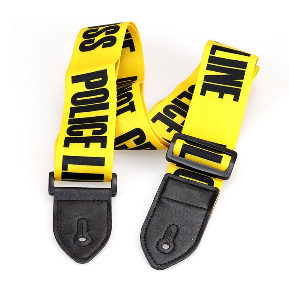 Police Tape Guitar Strap