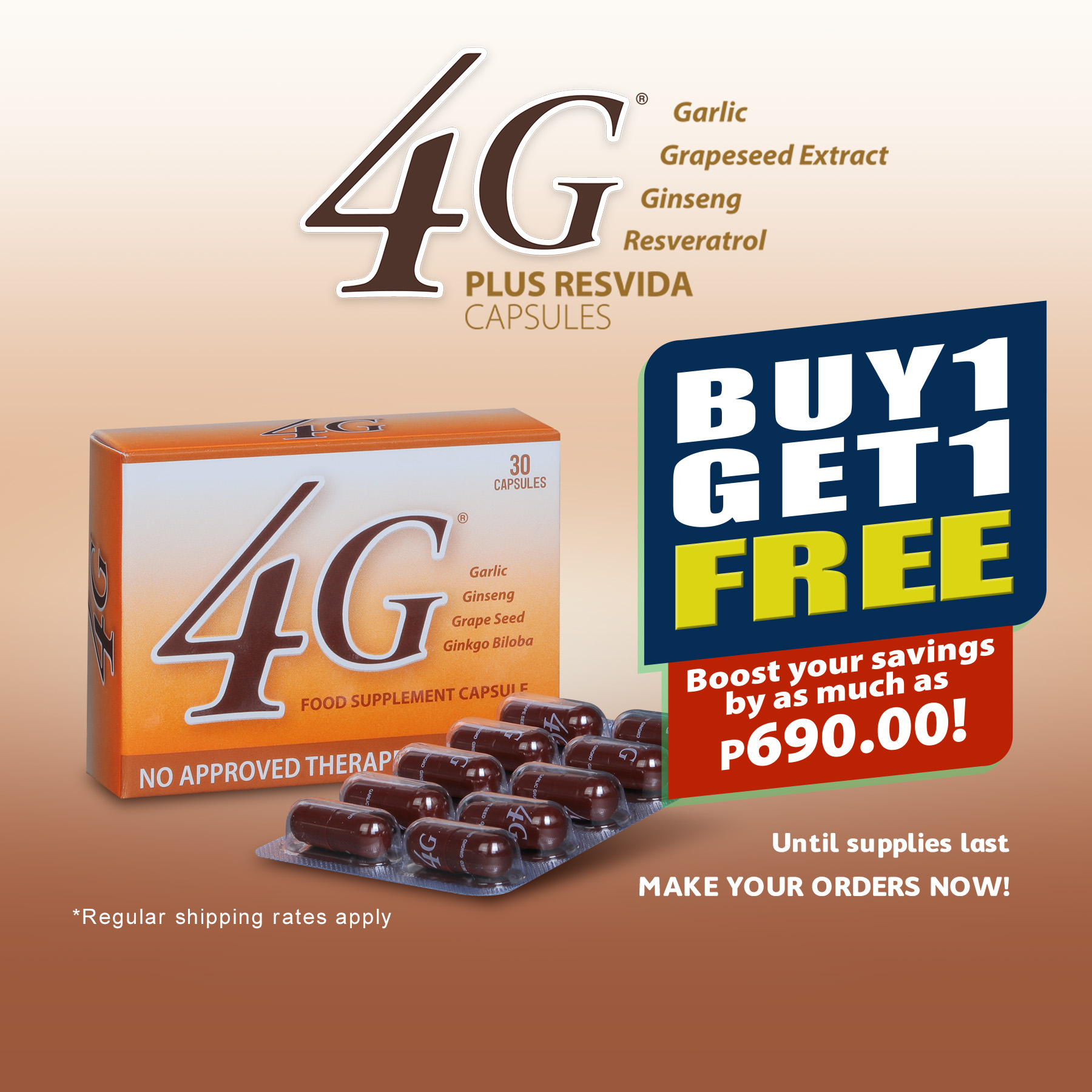 4G ANTIOXIDANT BUY 1 BOX GET 1 BOX FREE | Lazada PH