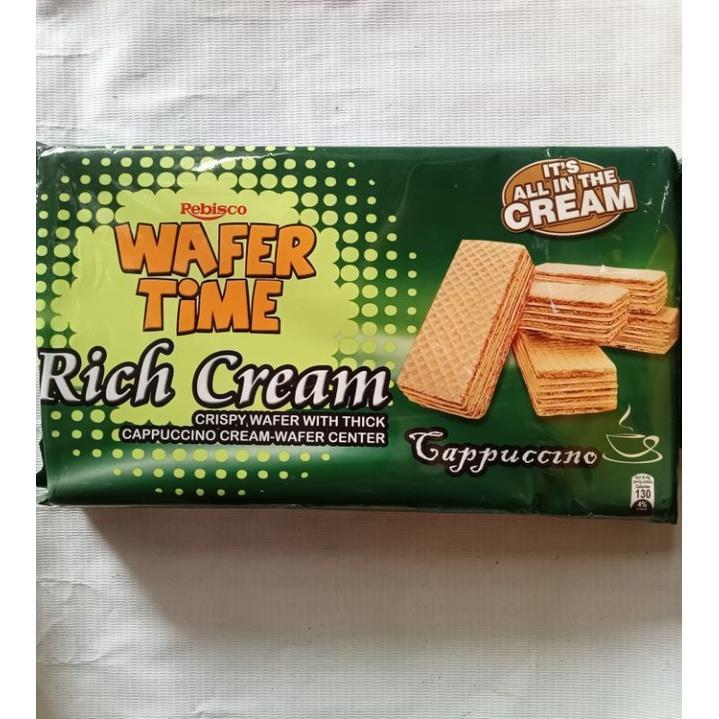 Yummy store Rebisco Wafer Time Rich Cream Chocolate and Cappuccino ...