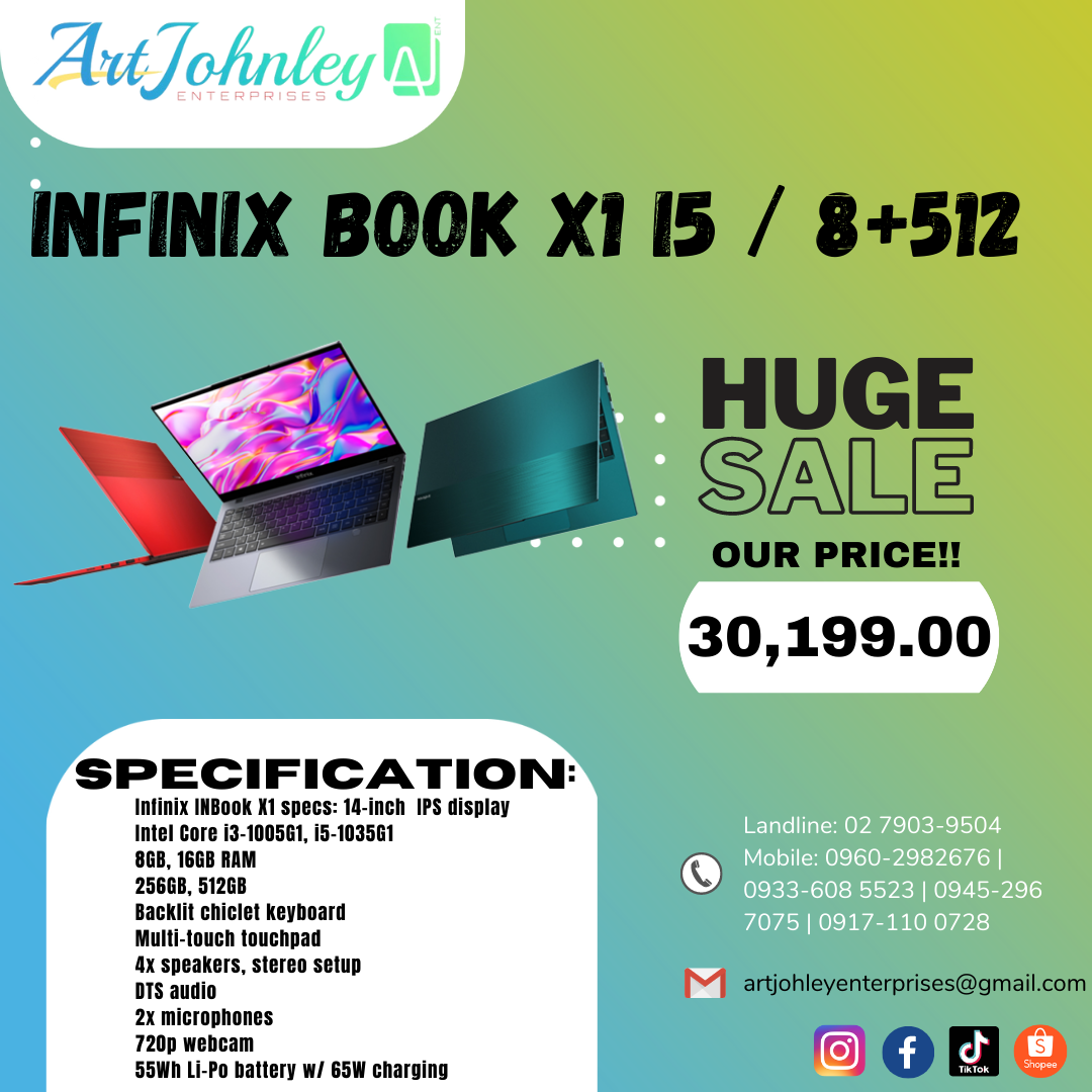 Infinix Book X1 i5 / 8+512 | Lazada PH