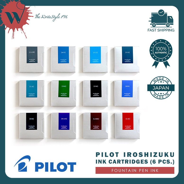 Pilot Iroshizuku Ink Cartridges (6 pcs/per pack) | Lazada PH