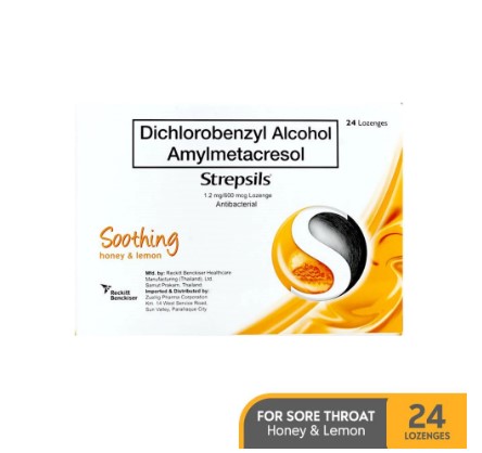 STREPSILS Soothing Honey & Lemon Blister Pack 24s | Lazada PH