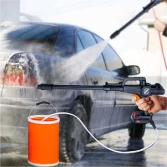 Portable Cordless High Pressure Power Spray Gun Washer Car Motor Wash ...