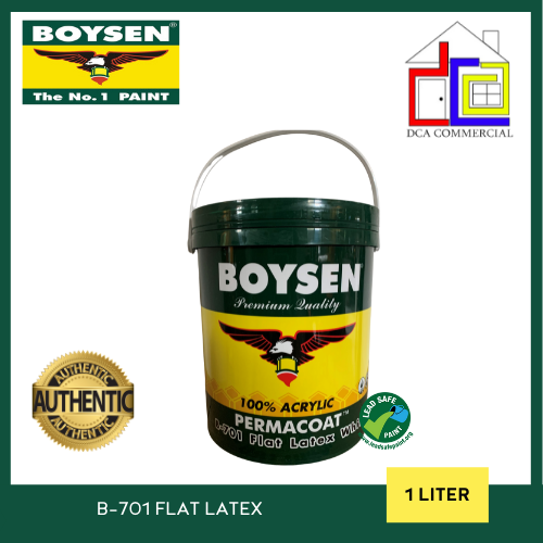 BOYSEN FLAT LATEX 1GALLON AND 1LITER | Lazada PH