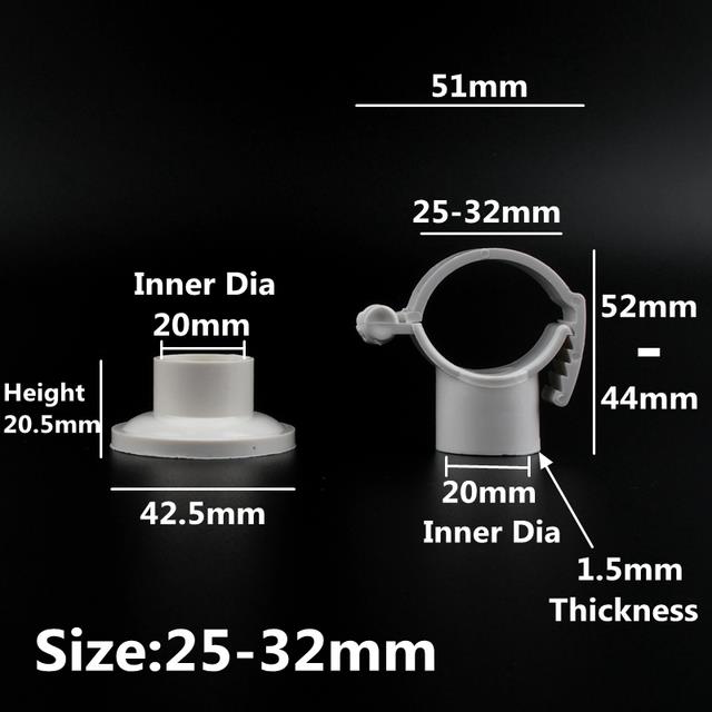 20mm 25mm 32mm 40mm PVC Water Pipe Clamp PPR Pipe UPVC Pipe Support ...