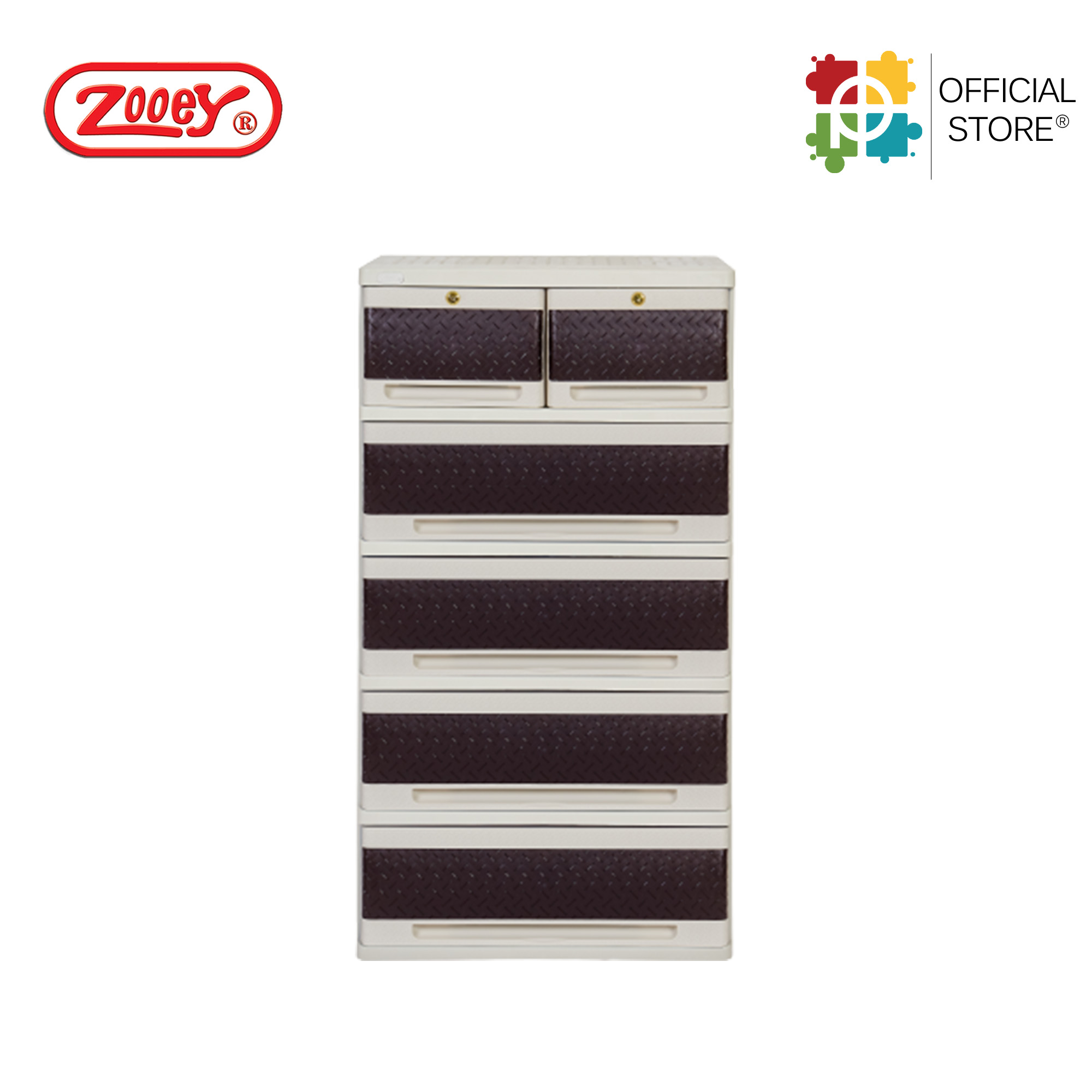 ZOOEY 2022-D DREAMY DRAWER WITH 2-TONE 5LAYER DRAWER | Lazada PH
