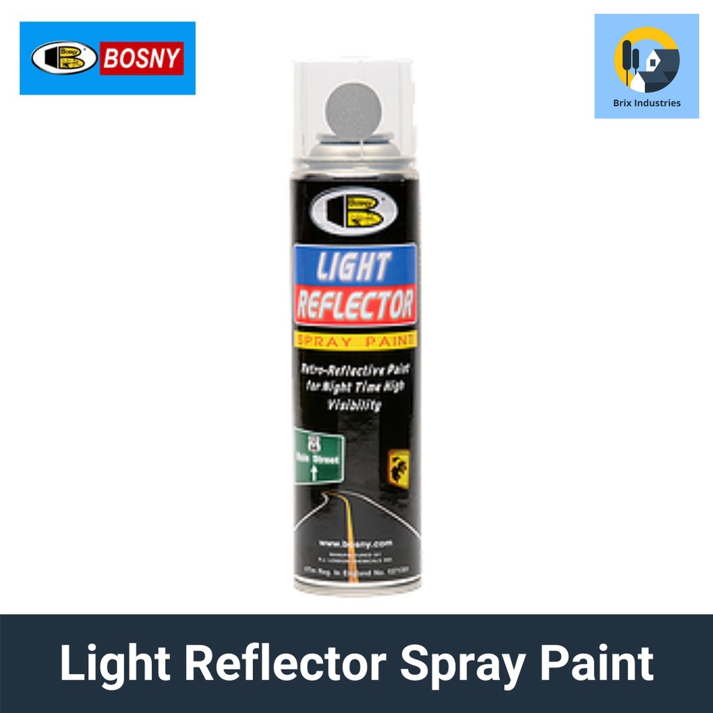 Bosny Light Reflector Spray Paint Retro-Reflective Paint for Night Time ...