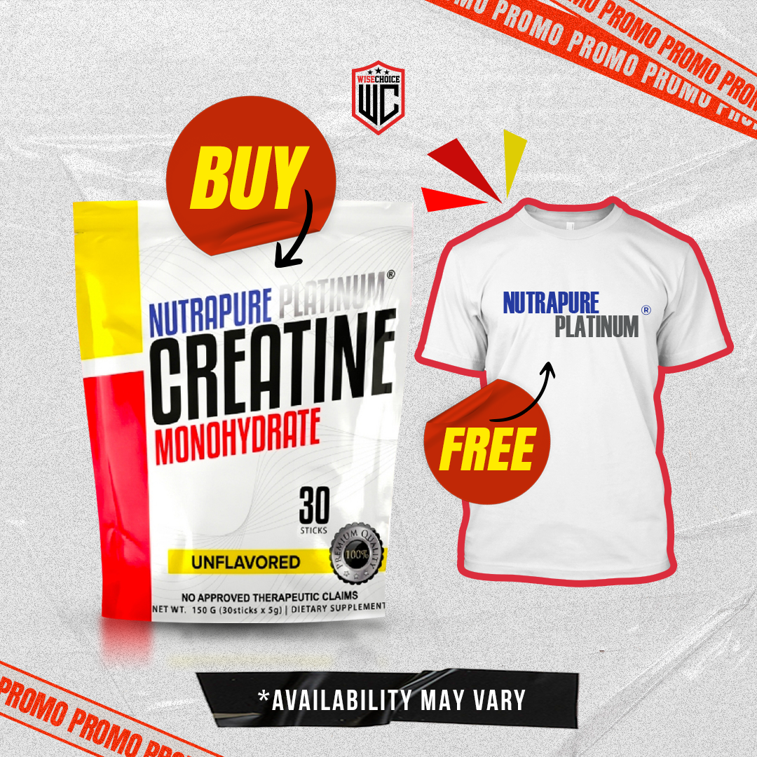 Nutrapure Creatine Monohydrate 30 sticks unflavored | Lazada PH