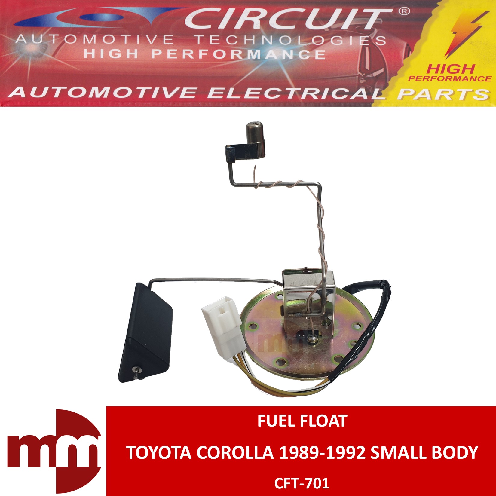 CIRCUIT Fuel Float for TOYOTA COROLLA SMALL BODY 1989-1992 CFT-701 ...