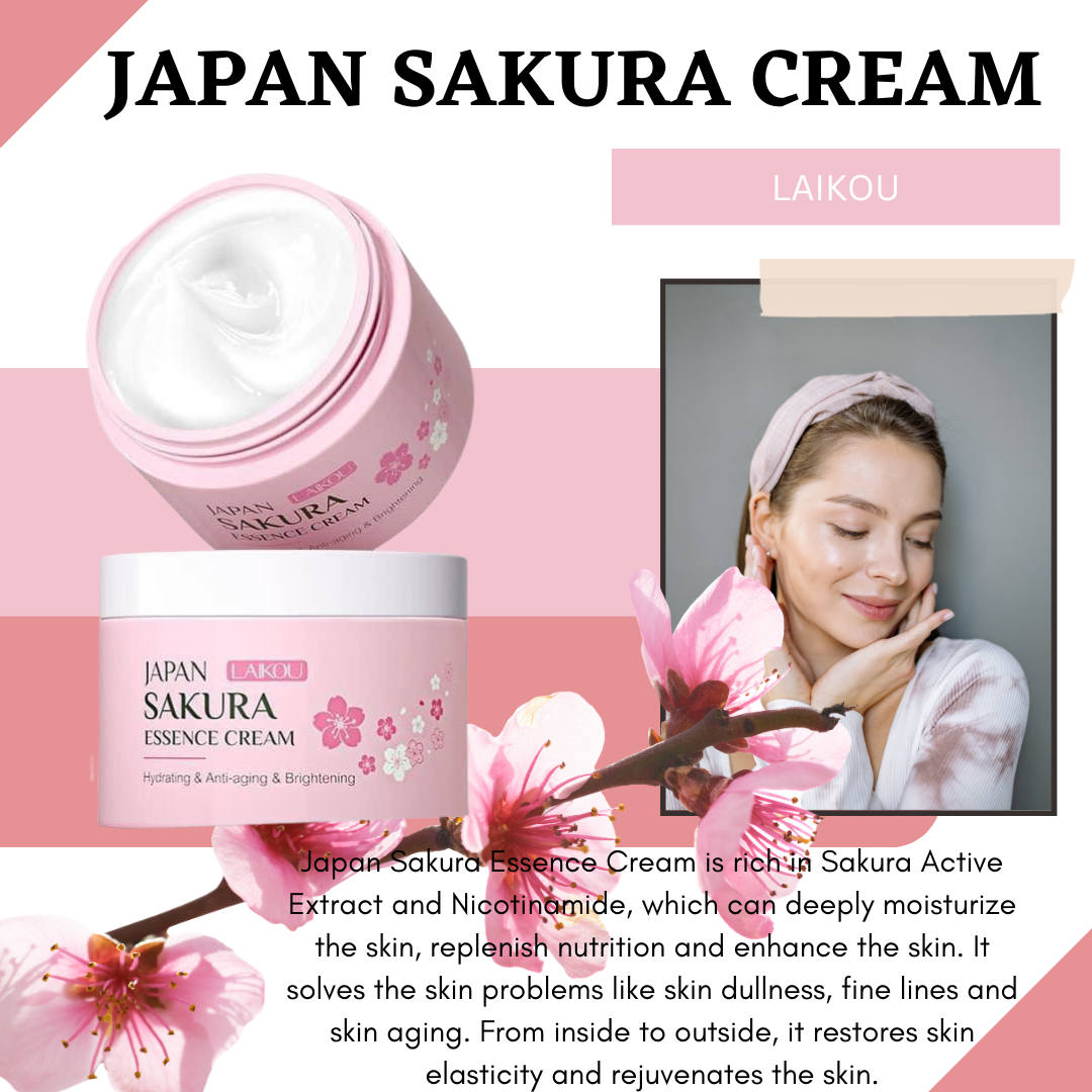 Japanese Cherry Blossom Face Cream at George Hodge blog