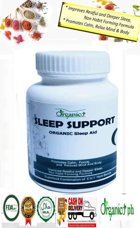 Most Effective Sleep Support Organic Sleep Aid (30cap x 500mg Each ...