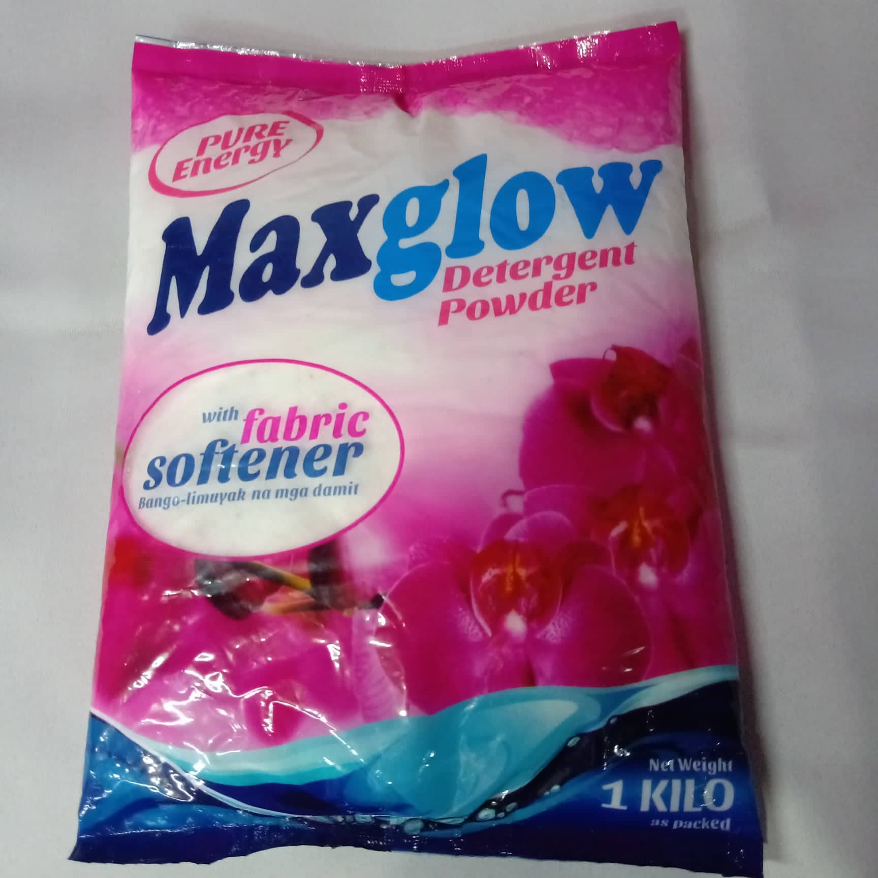 Maxglow Detergent Powder 1 Kilo Pink (with Fabric Softener) | Lazada PH