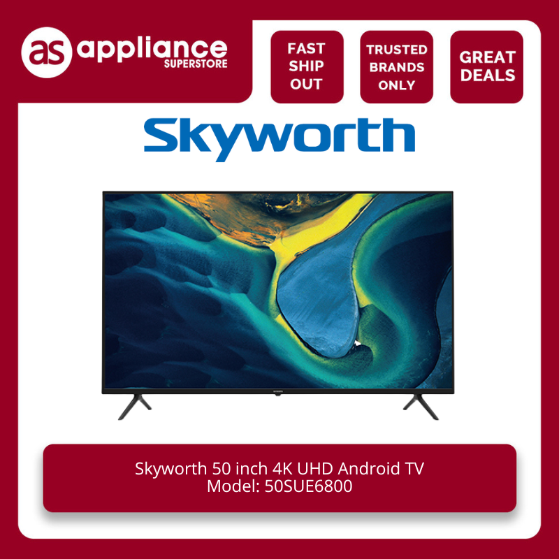 Skyworth 50 inch 4K UHD Android TV 50SUE6800 | Lazada PH