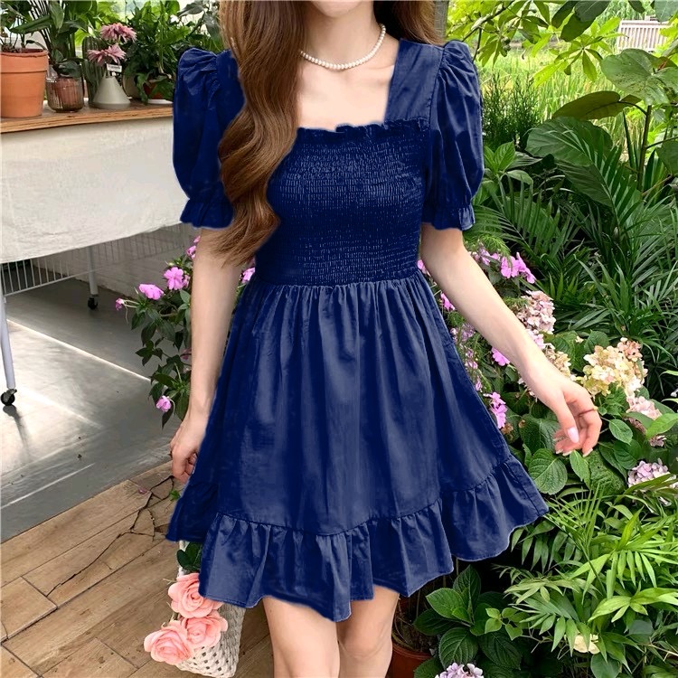 new plain dress fashionble women clothing dresses | Lazada PH