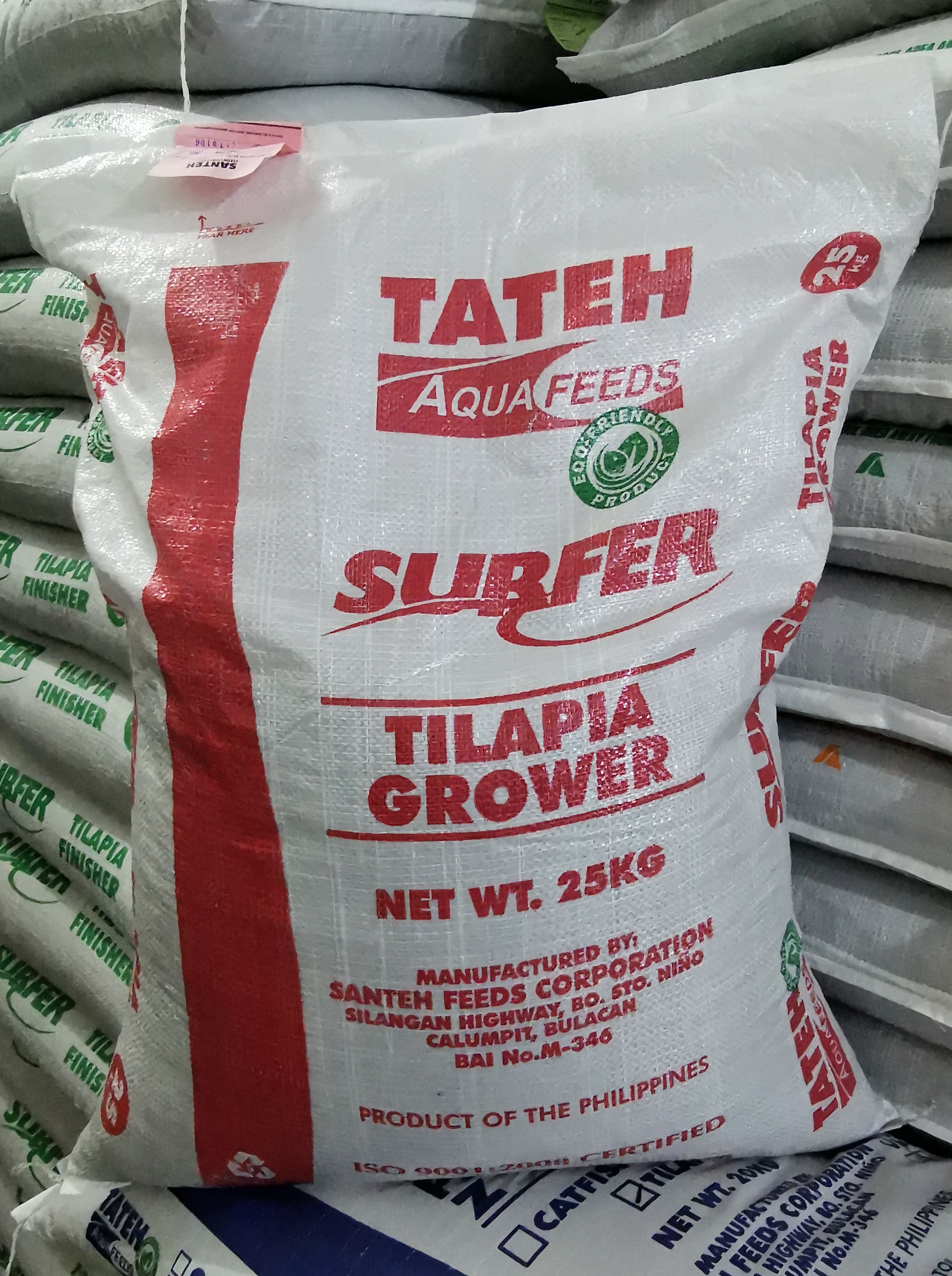 Tateh Aquafeeds Surfer Grower Tilapia Catfish Milkfish Koi Feeds ...