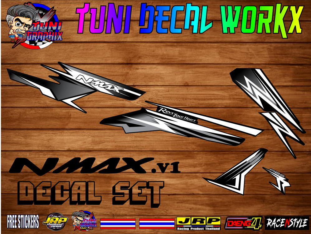 Yamaha NMAX DECALS SET WATERPROOF Sticker for V1 | Lazada PH