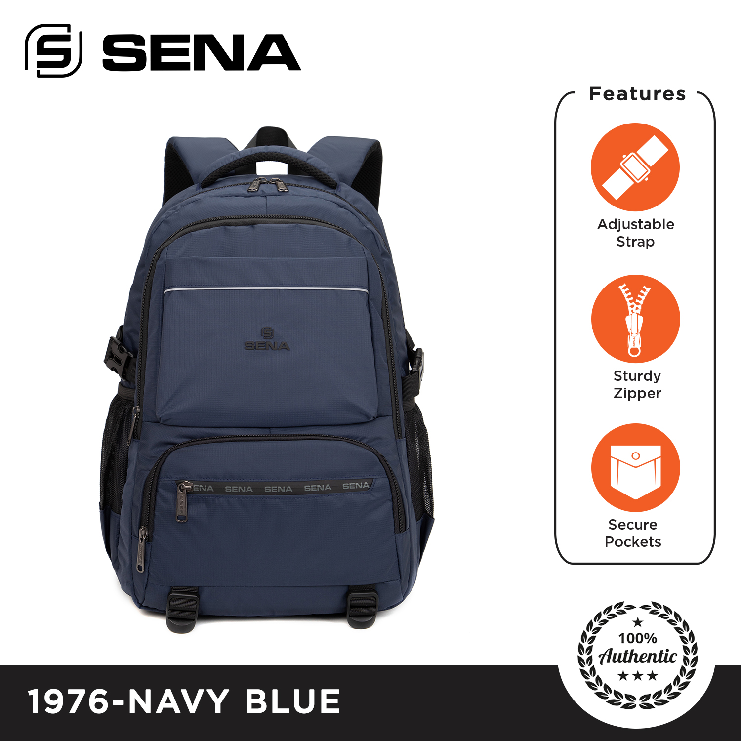 SENA-1976 Backpack Plain | Lazada PH