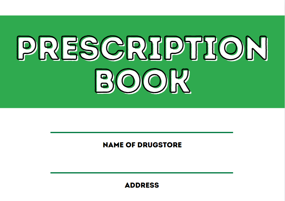 NEW FORMAT PRESCRIPTION BOOK FOR DRUGSTORE PHARMACY | Lazada PH