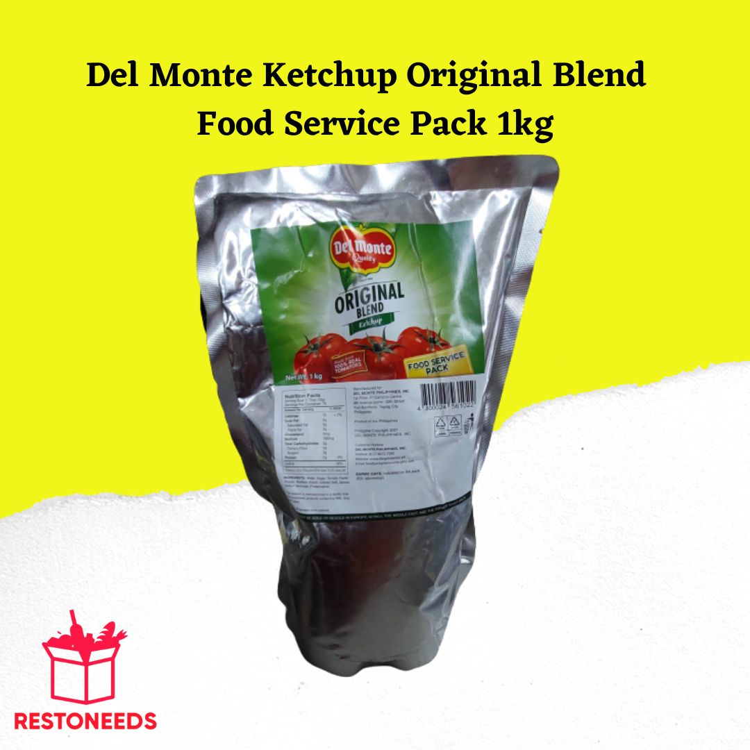 Del Monte Ketchup Original Blend Food Service Pack 1kg | Lazada PH