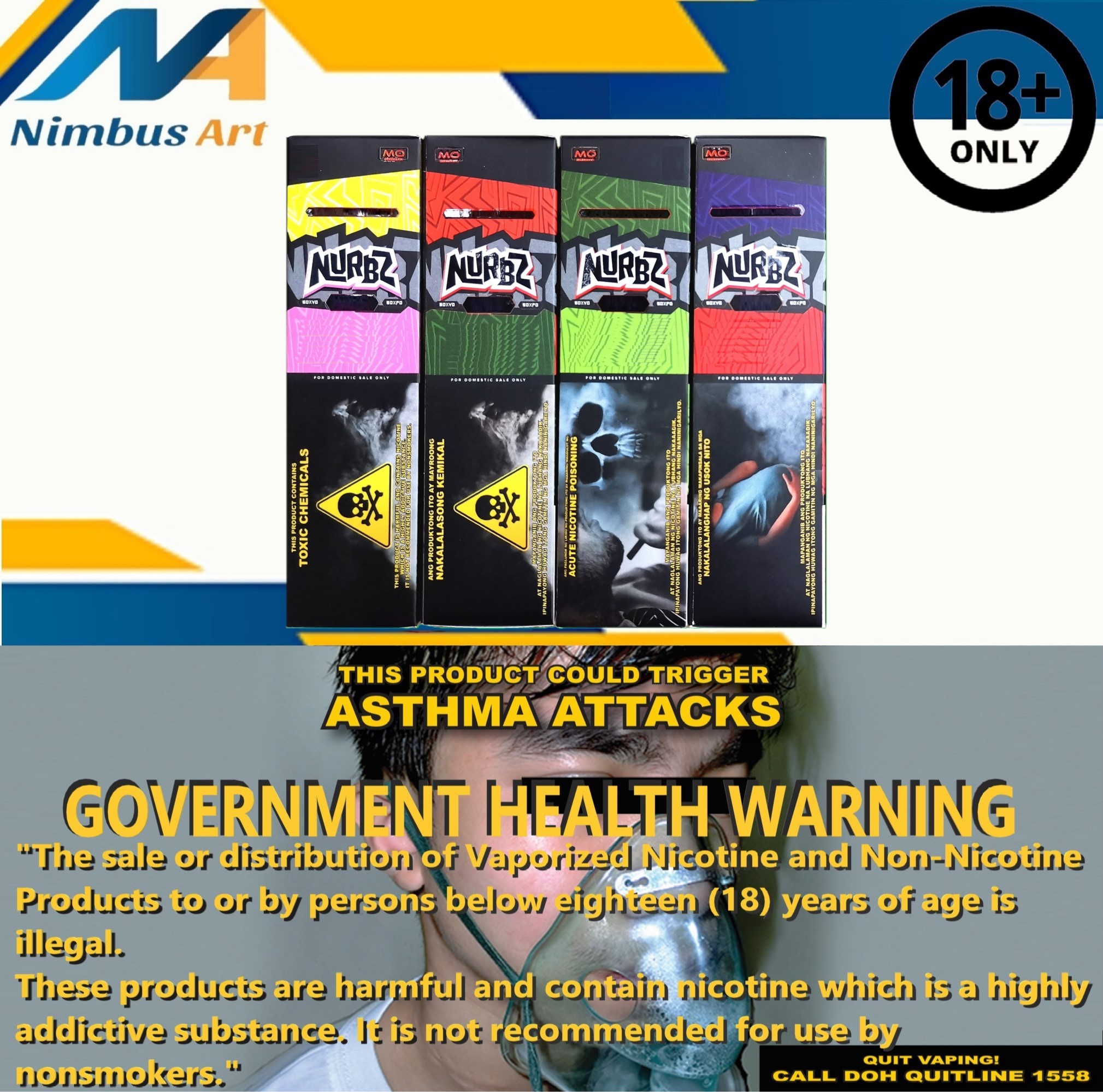 M.O NURBZ FREEBASE 60ML E-Liquids | Lazada PH