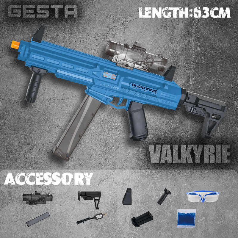 Mini VALKYRIE Electrics Automatic Gel Blasters Gun Shooter Gun with ...