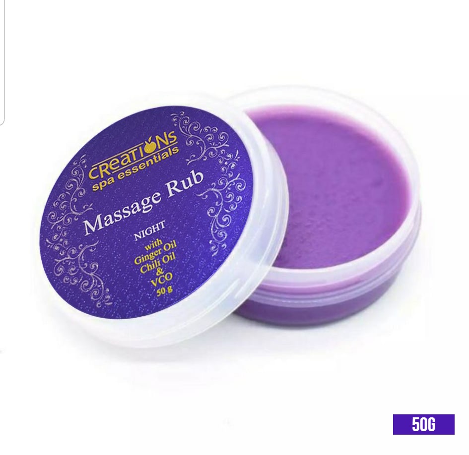 Creations Spa Essentials Massage Rub (Night/lavender) 50g | Lazada PH