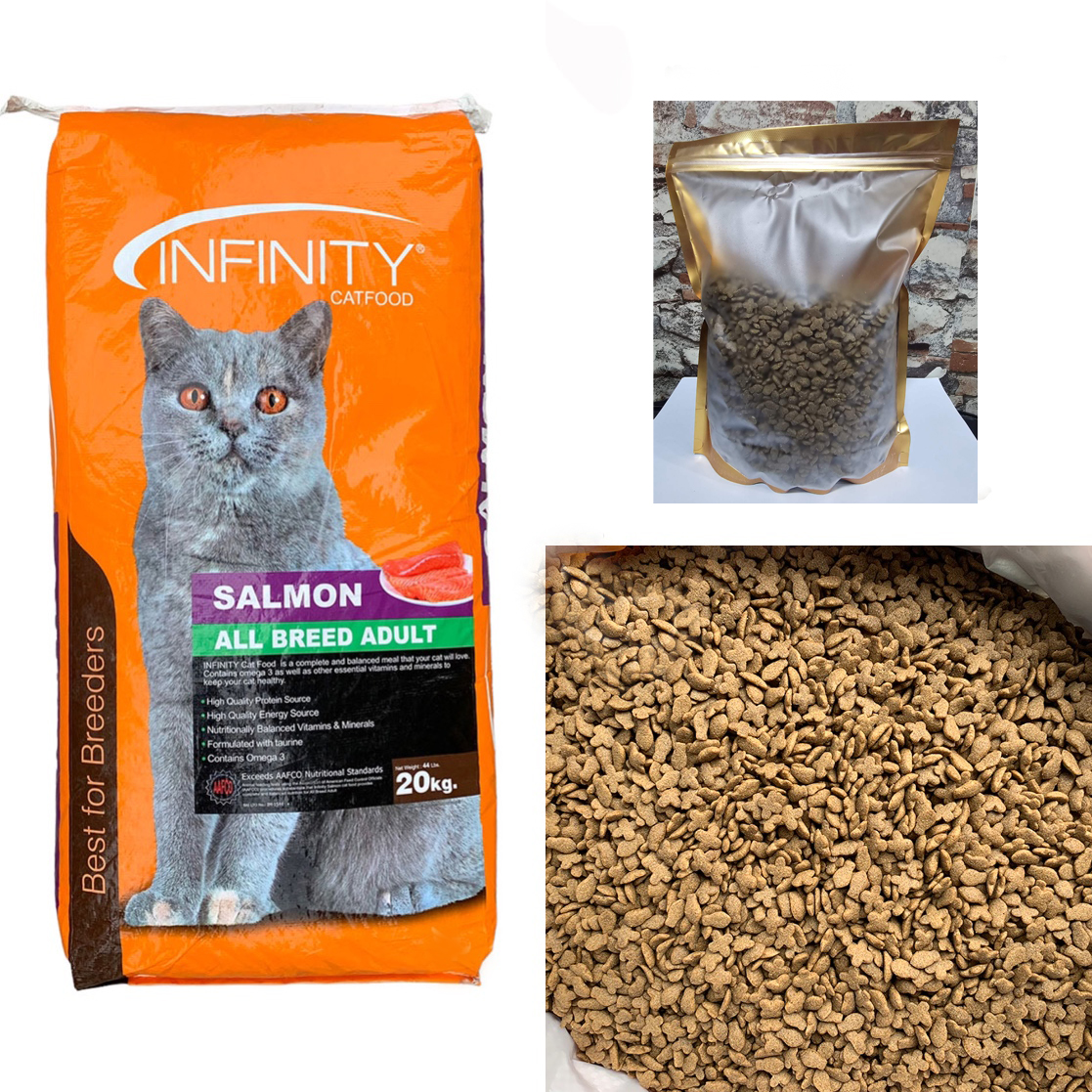 Infinity Dry Food For Cat and Kitten Salmon / Ocean Fish Repacked ...