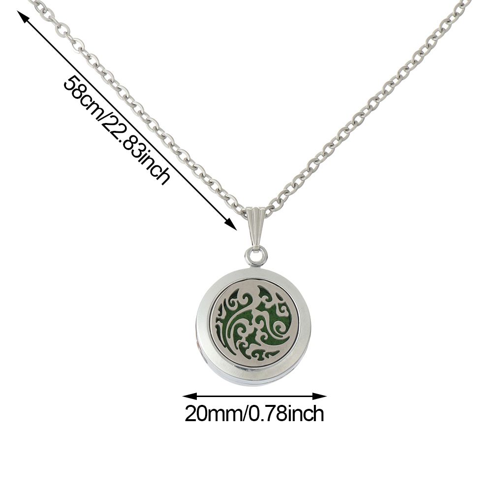 1 x Essential Oil Diffuser Necklace 20MM Essential Oil Diffuser ...