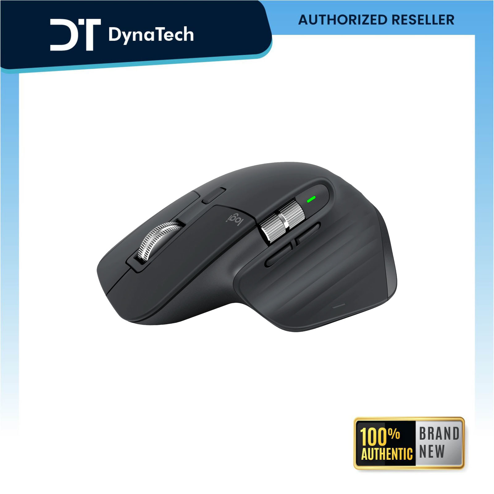 Logitech MX Master 3S Wireless Performance Mouse Ergo, 8K DPI, Track on ...